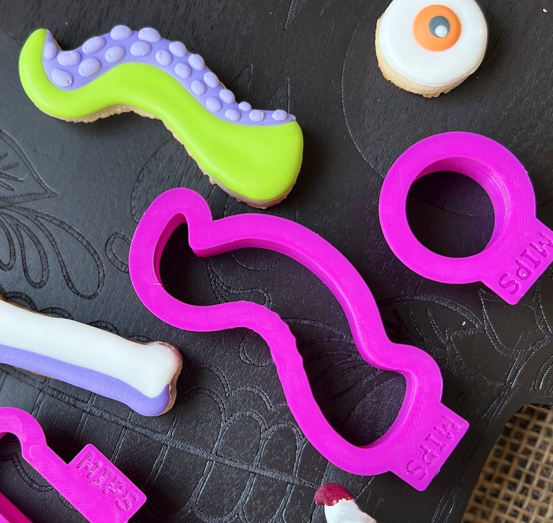Tentacle Cookie Cutter, Octopus, the Kraken, Halloween Themed Cookie ...