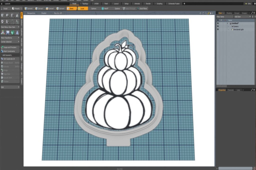 Stacked Pumpkins Cutter || Pumpkins || Cookie Cutter || Digital ...