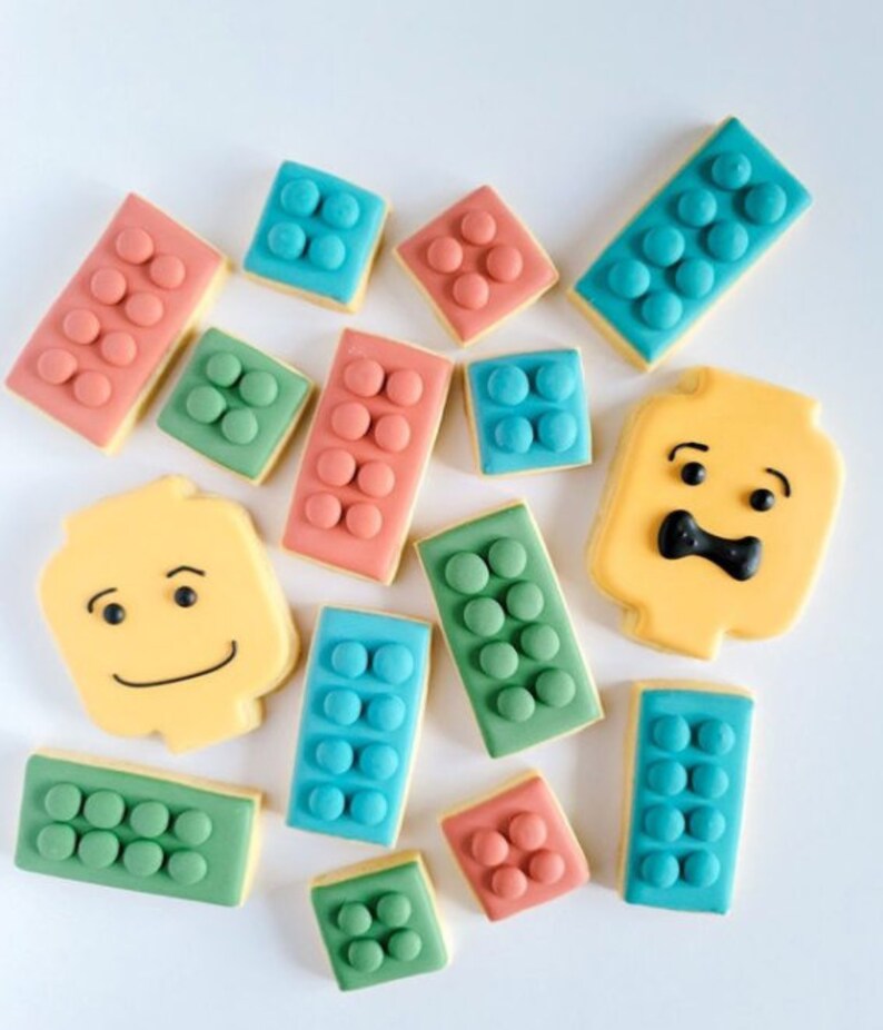 Building Block Head Cookie Cutter Digital Download - Etsy