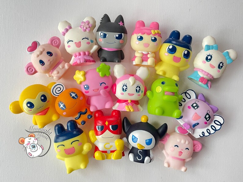 Tamagotchi Connection Character Figures Bandai Japan 2004 - Etsy