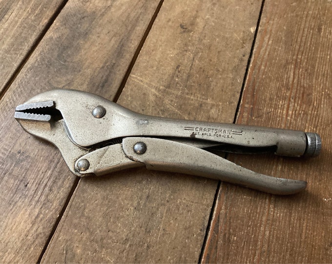 Vintage Craftsman Locking Pliers - Etsy