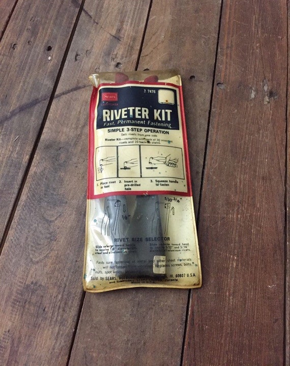 Vintage Craftsman Riveter Kit Home & Hobby Craft Supplies & Tools Home ...