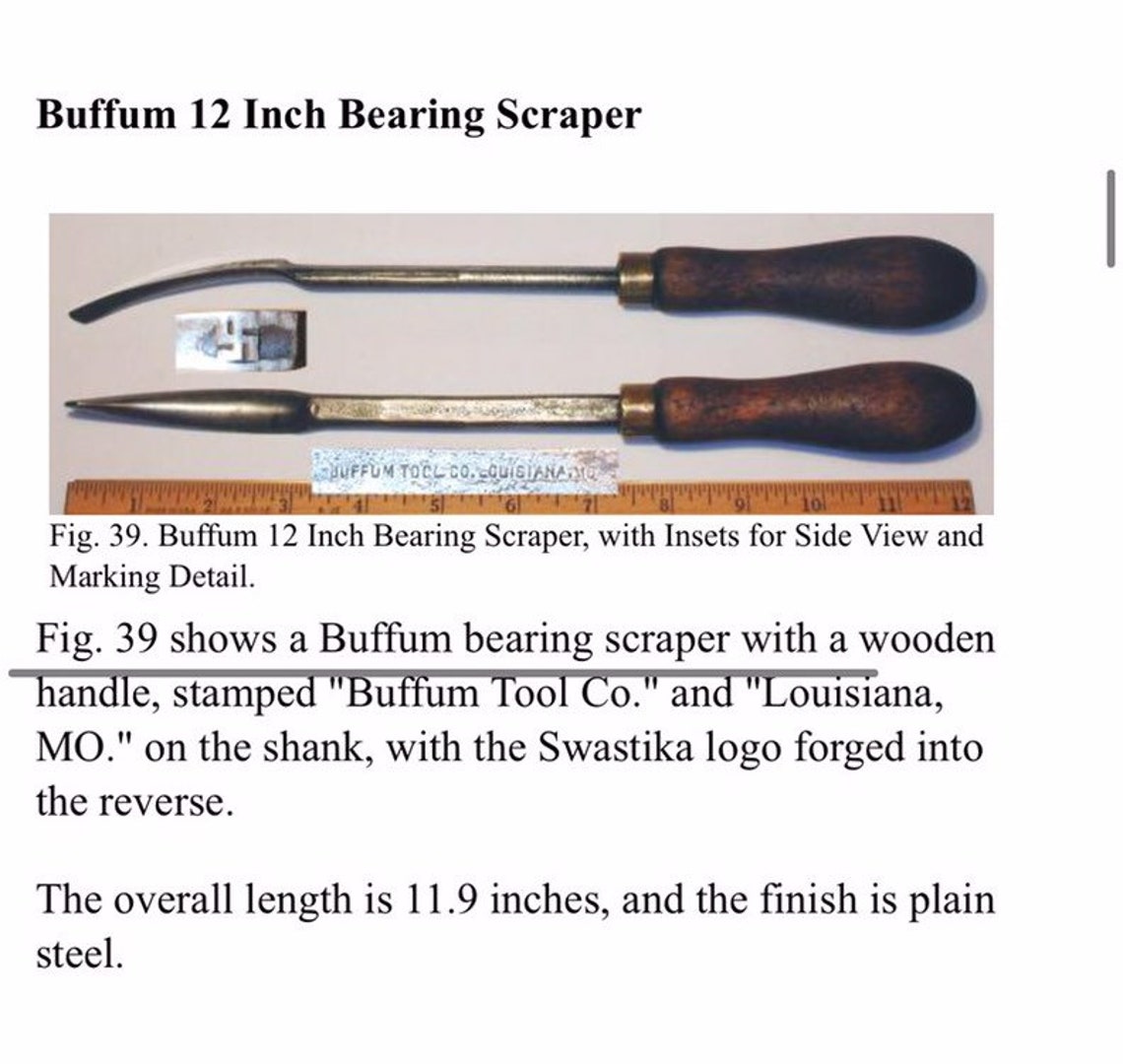 Antique Buffum Bearing Scraper Set | Etsy