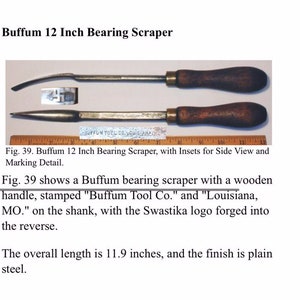 Antique Buffum Bearing Scraper Set - Etsy