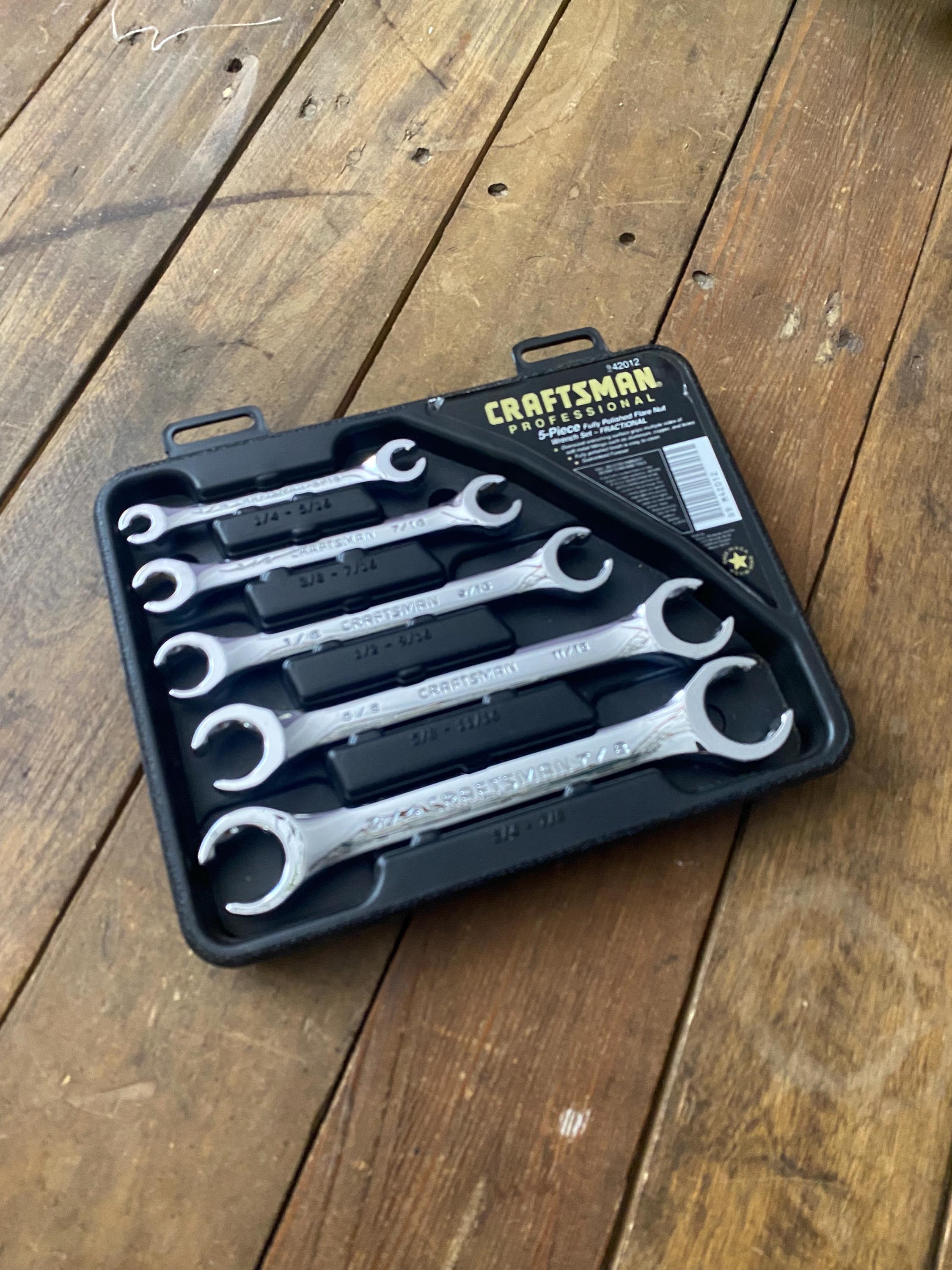 Craftsman flare nut wrenches store