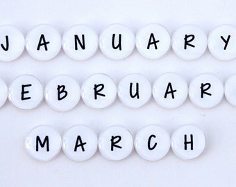 Month Magnets | Etsy