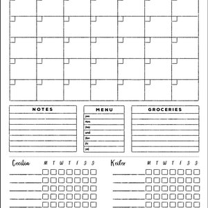 Farmhouse Chalkboard Calendar Personalized Dry Erase Chalkboard ...