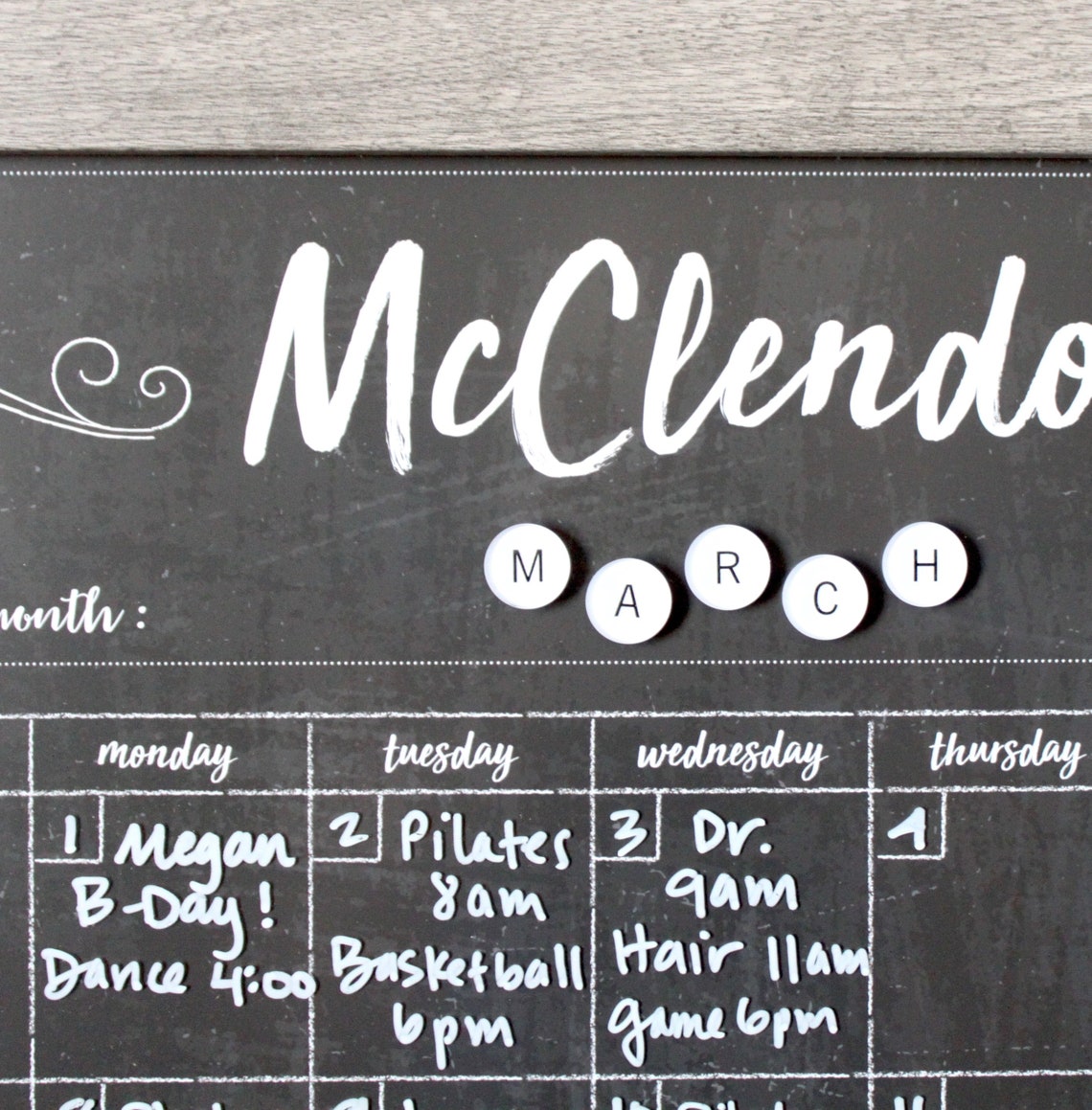 Month Magnets - Etsy