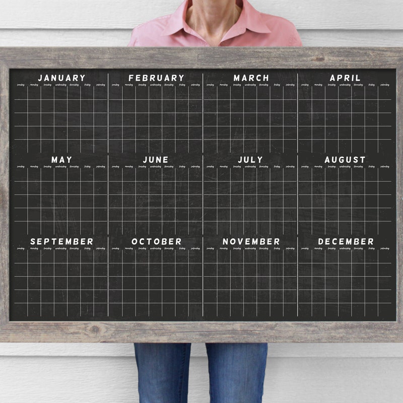 Chalkboard Calendars - Etsy