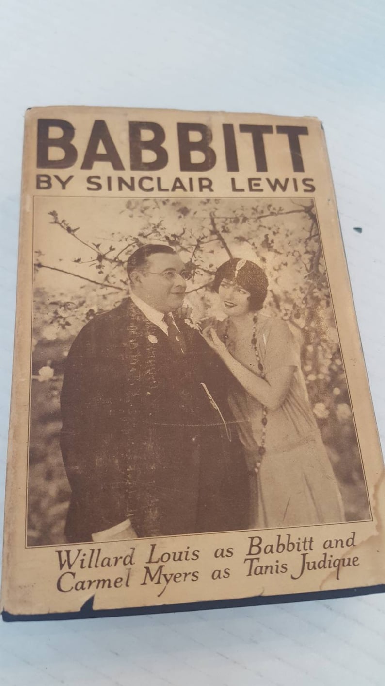 Babbitt by Sinclair Lewis 1922 Hardcover - Etsy