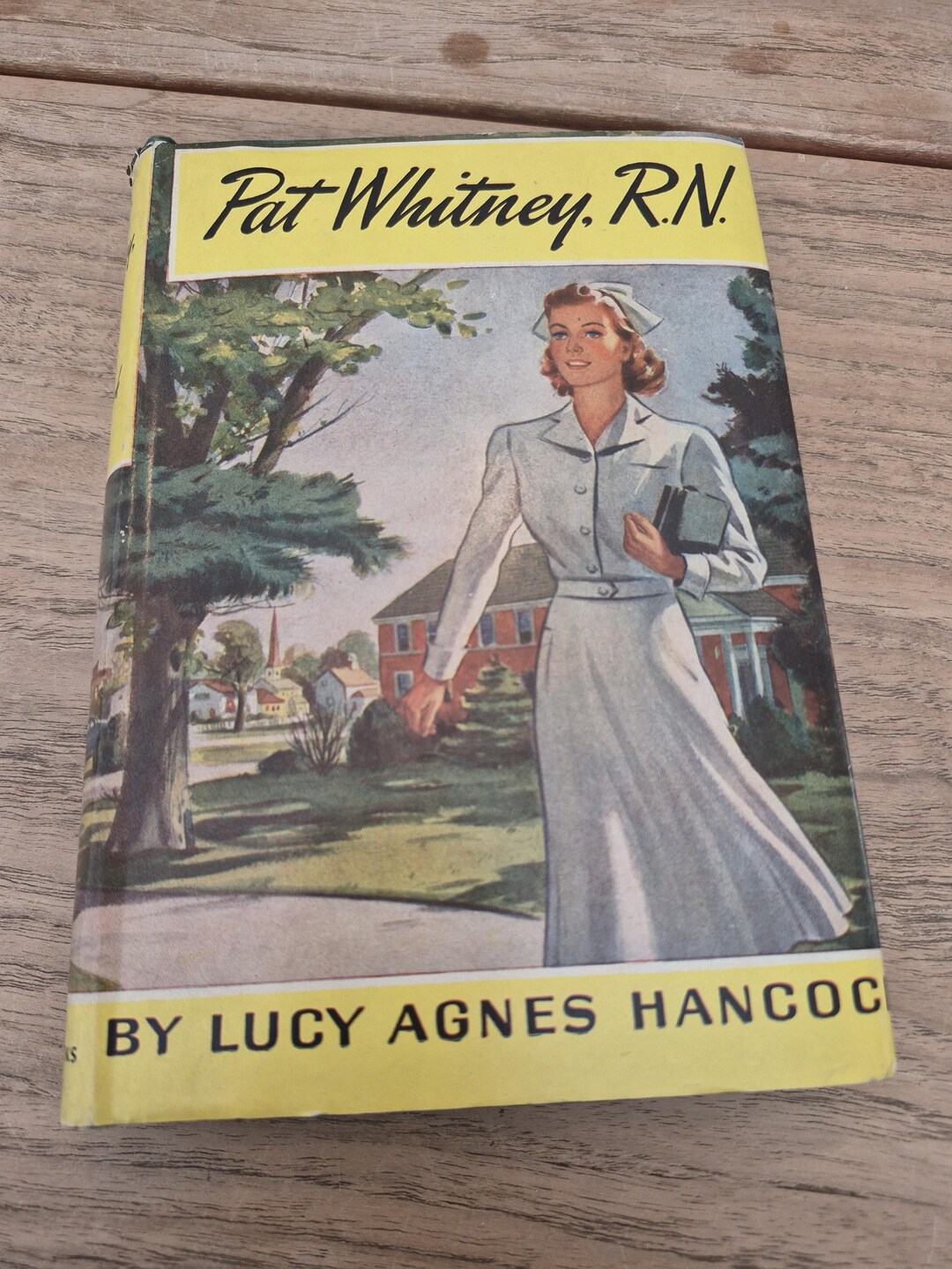 Pat Whitney RN by Lucy Agnes Hancock (1943) Vintage Hardcover Book With ...