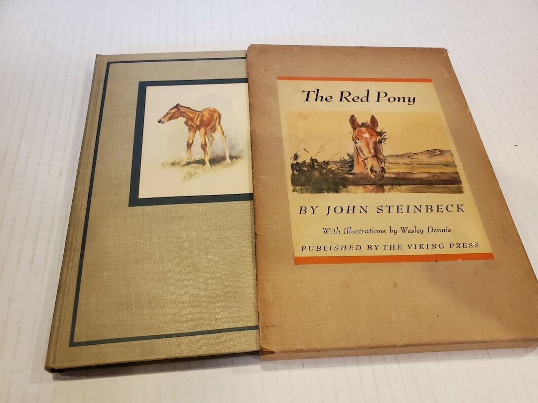 The Red Pony by John Steinbeck 1945 Hardcover W/sleeve 1st Illustrated Edition - Etsy