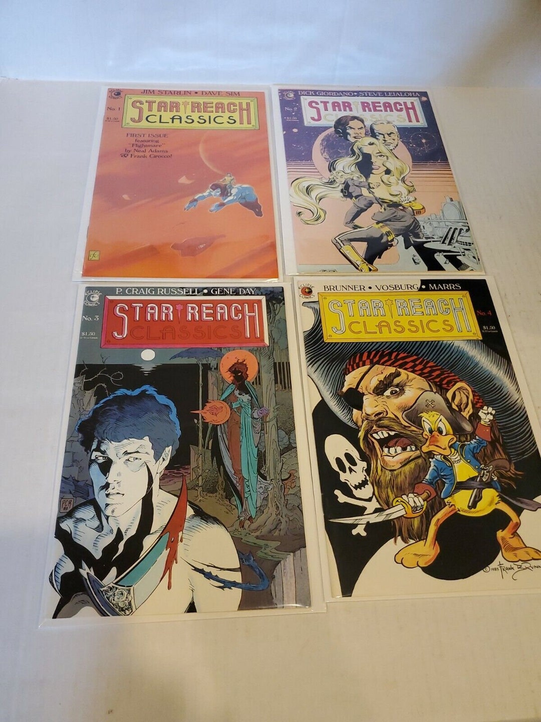 Eclipse Comics Star Reach Classics Comic Books Issues 1 Thru 4 1984 ...