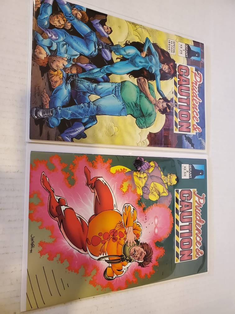 Defiant Comics Prudence and Caution Issues 1 and 2 1994 - Etsy España