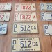 Vintage Lot of Illinois Dealer License Plates From the 70's and 80's ...
