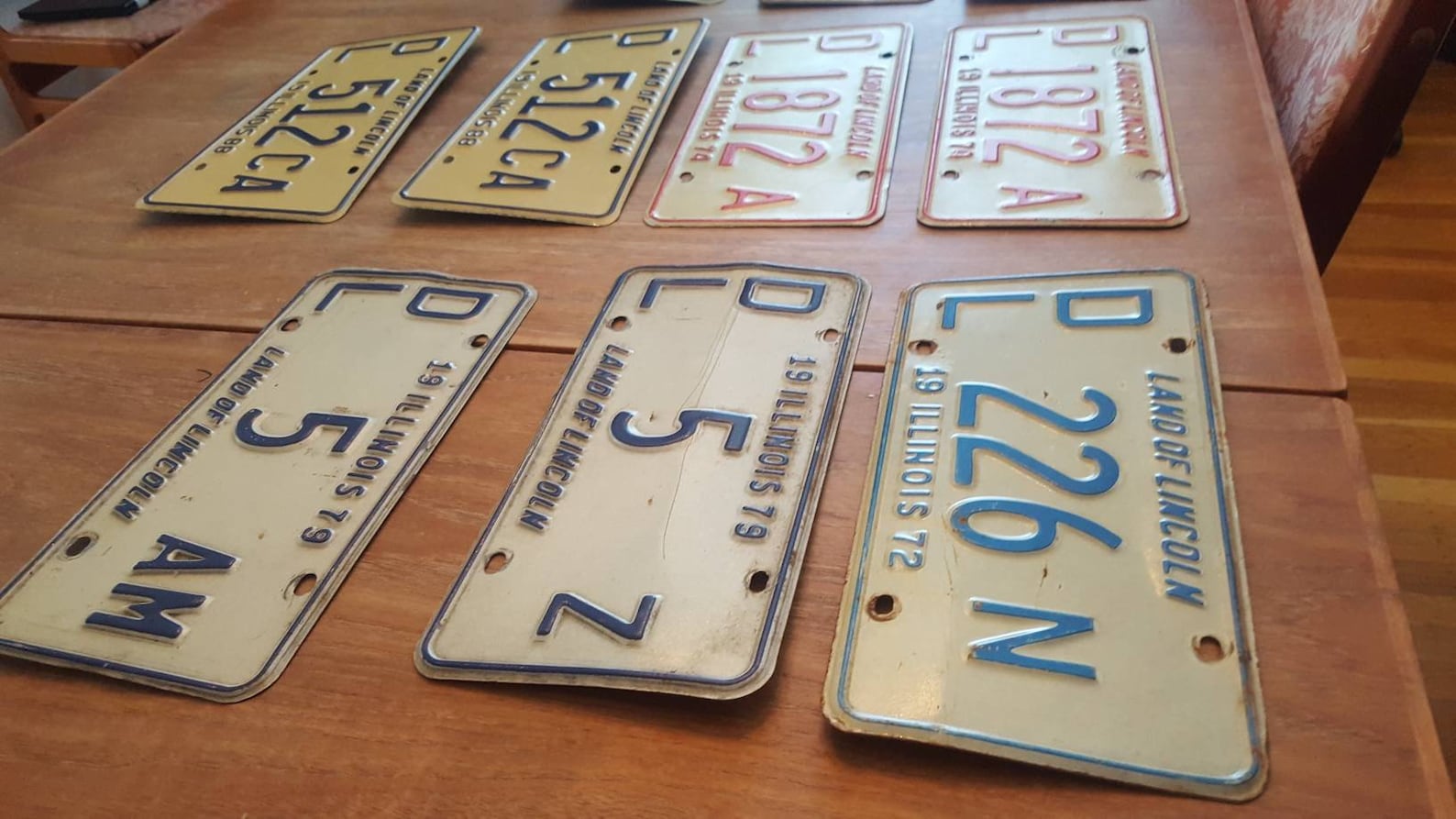 Vintage Lot of Illinois Dealer License Plates From the 70's and 80's ...