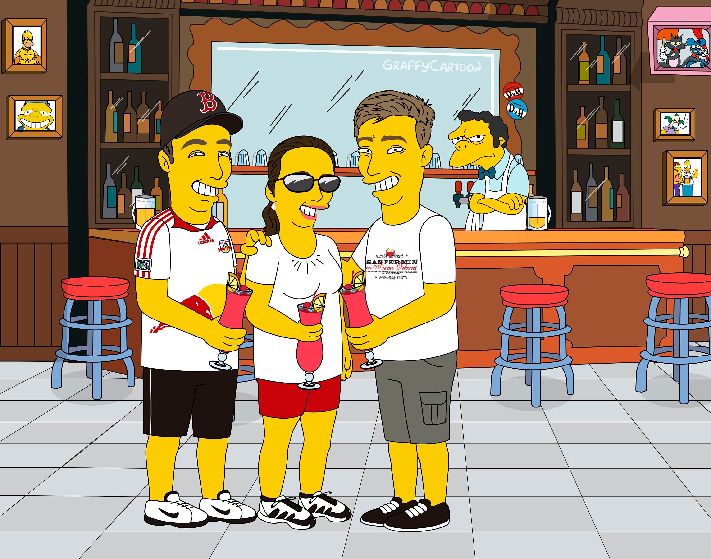 Simpsons Portrait Turn Me Yellow Simpsons Family Portrait - Etsy UK