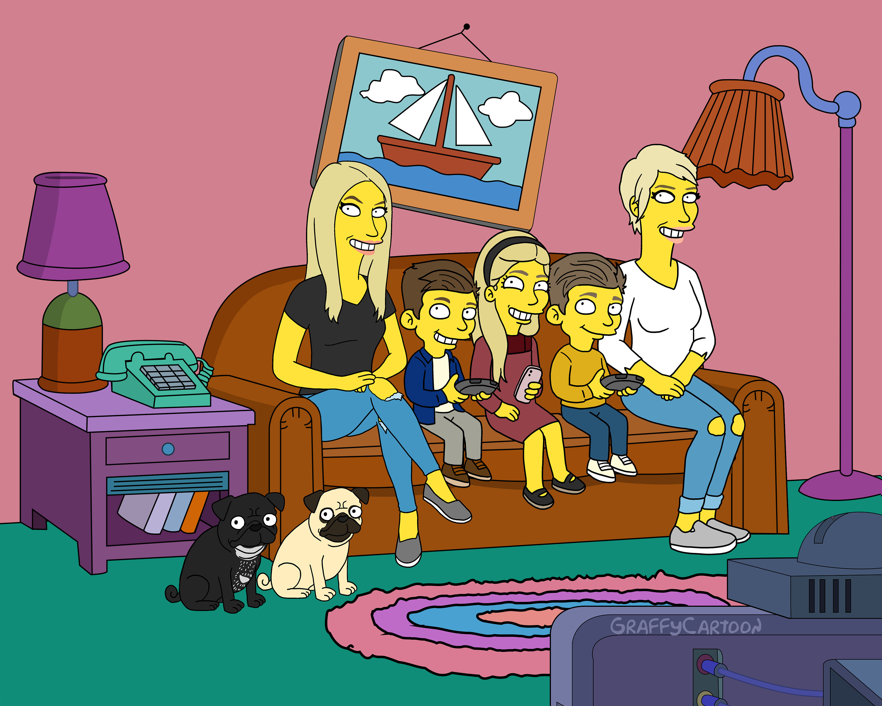 Simpsons Family Portrait