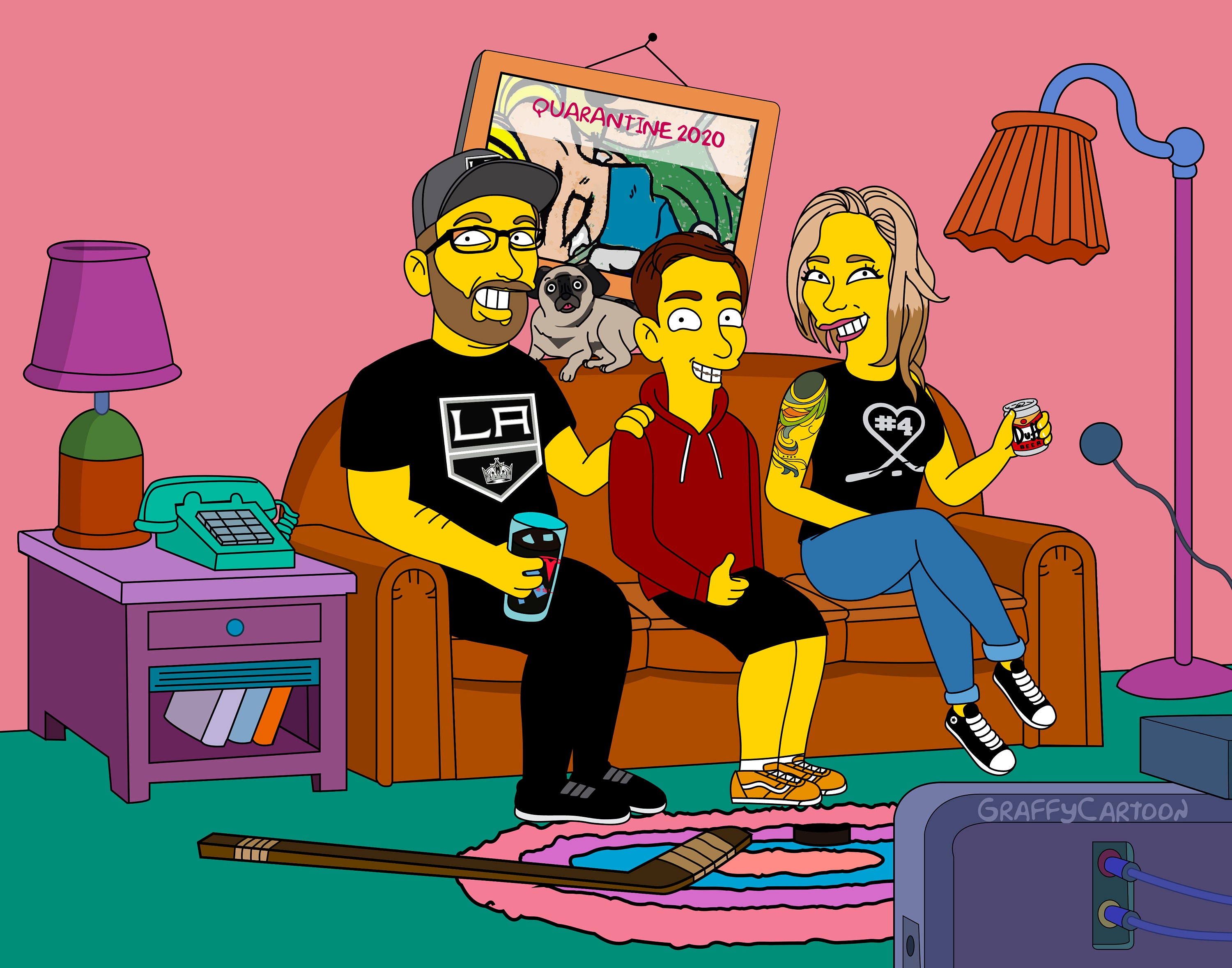 Digital SIMPSONS PORTRAIT simpson portrait Simpsons turn me yellow ...