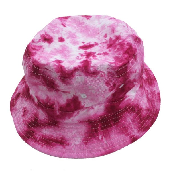 Pink Tie Dye Bucket Hat - Etsy