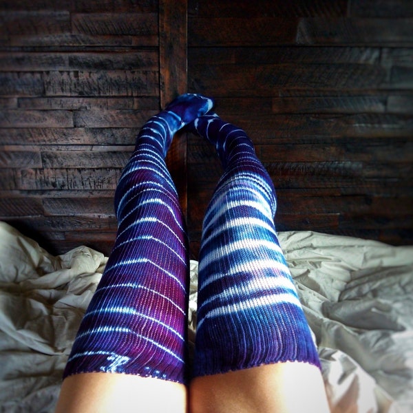 Sexy Purple Thigh Socks Etsy 9477