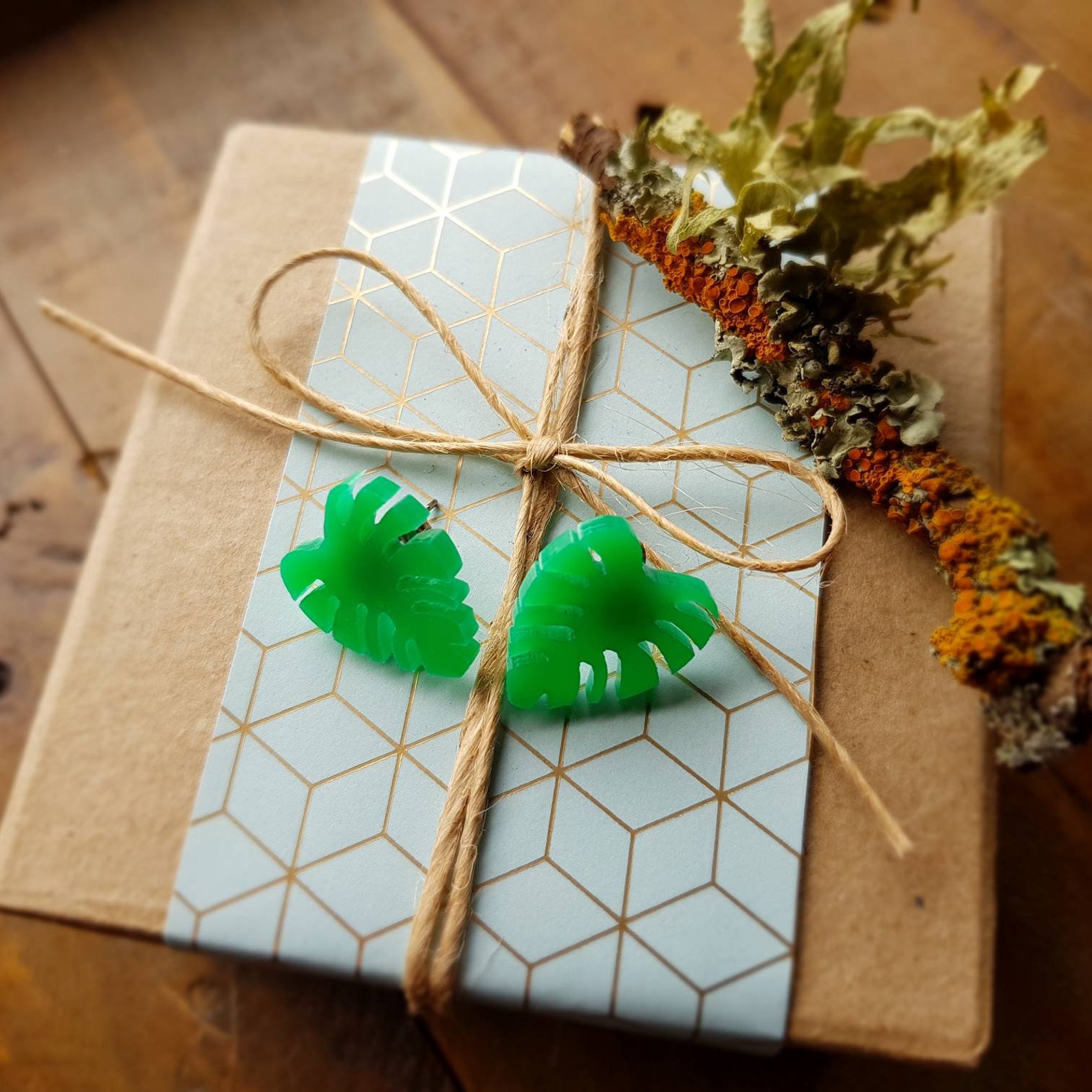 Monstera Leaf Studs/ Plant Theme Gifts Gardener Birthday - Etsy