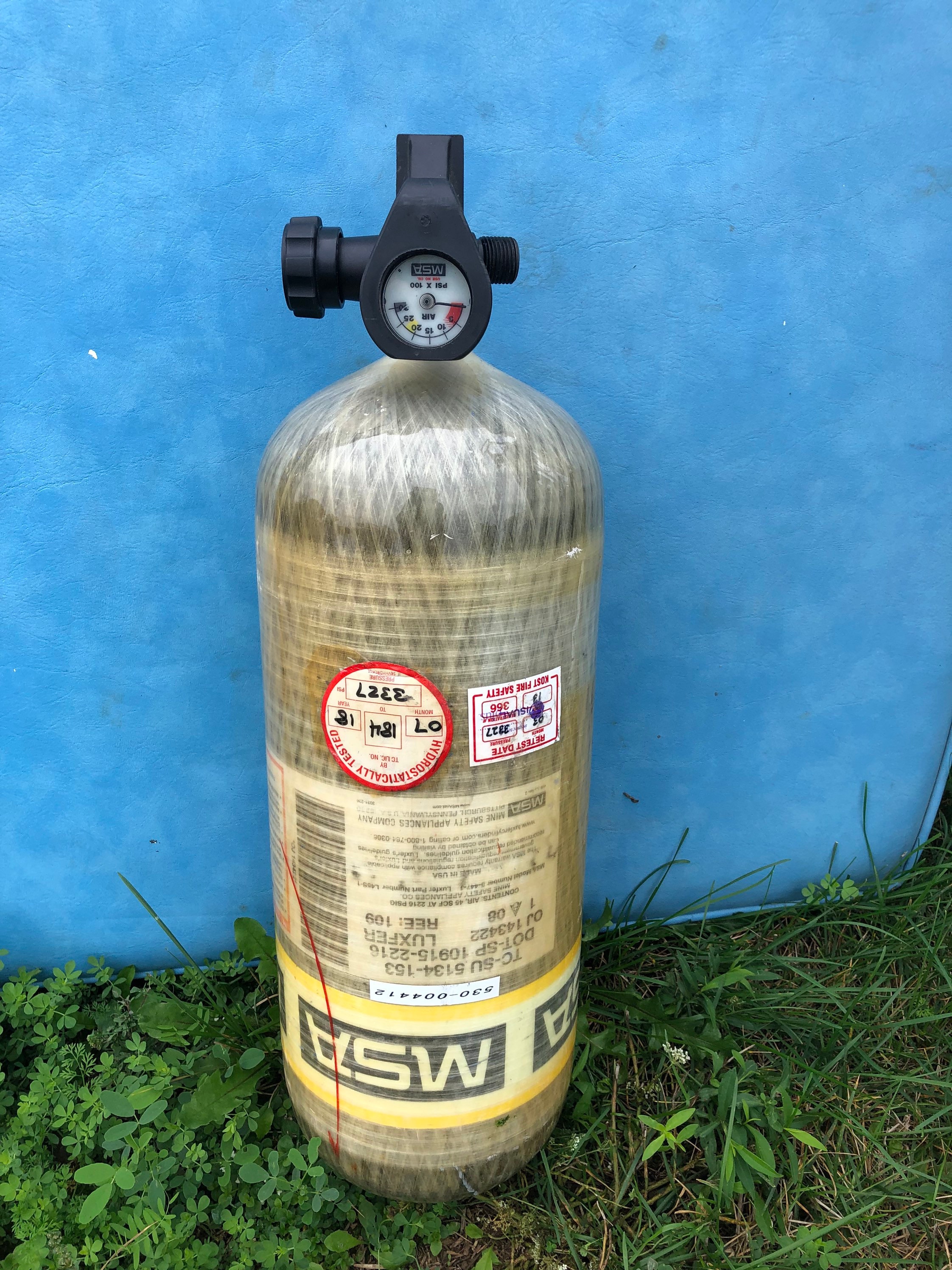 Scba Setup. Two Tanks and Harness With Mask - Etsy