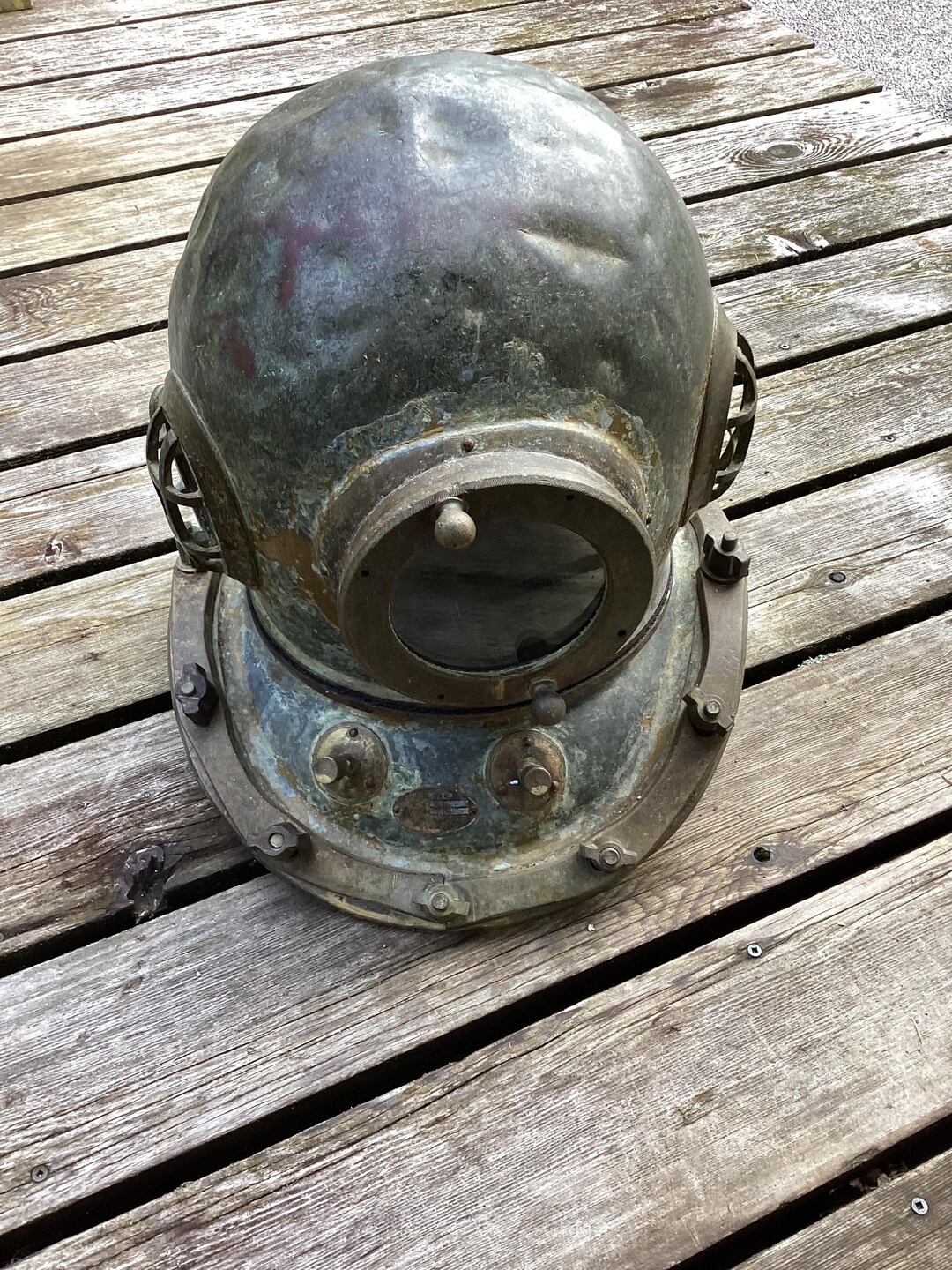 Diving Helmet Authentic Antique Old Original Full Size - Etsy