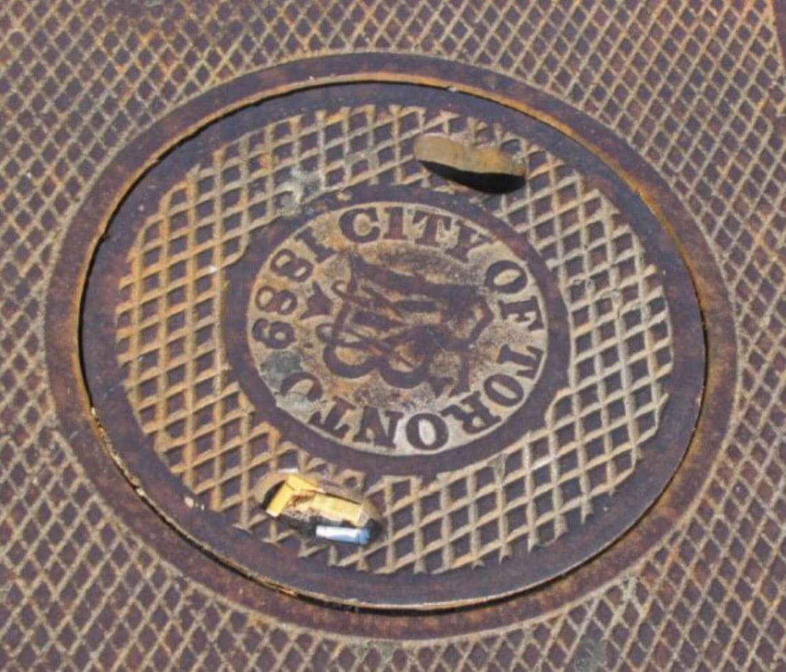 Manhole Cover Toronto 1889 Antique Steampunk - Etsy