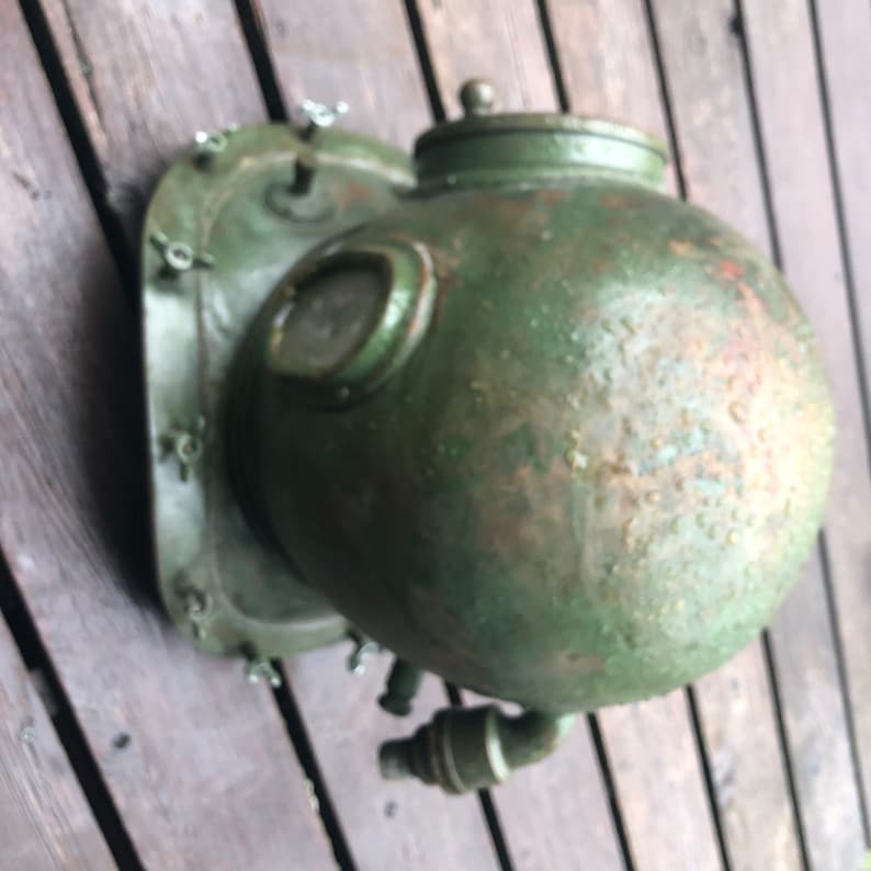Diving Helmet Authentic Antique Old Original Full Size - Etsy