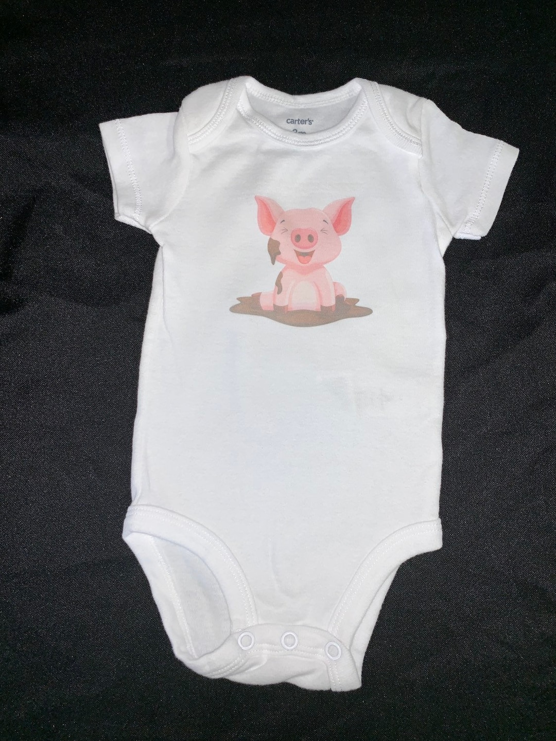 Cerdo en un charco de barro - Etsy España
