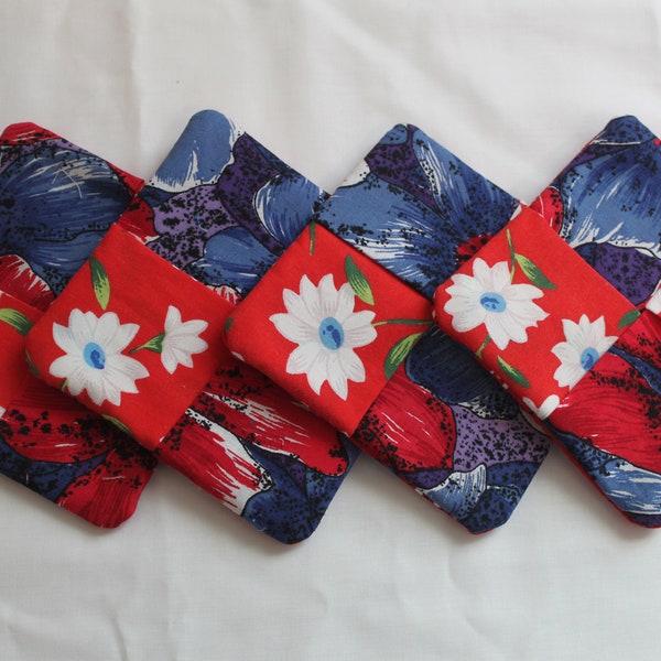 Fabric Coasters - Etsy