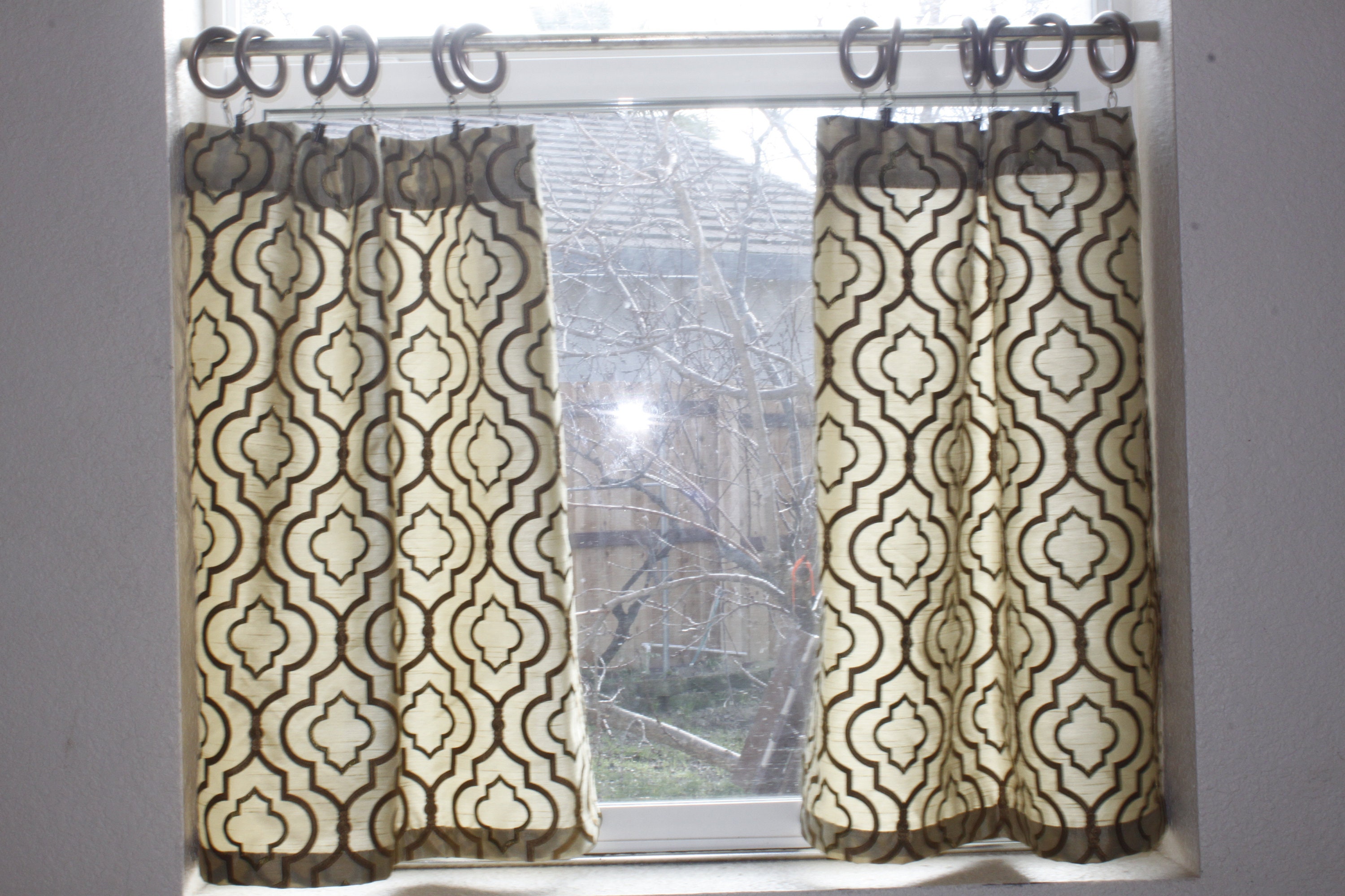 Cafe Curtains Kitchen Cafe Curtains Embroidered Pattern. - Etsy