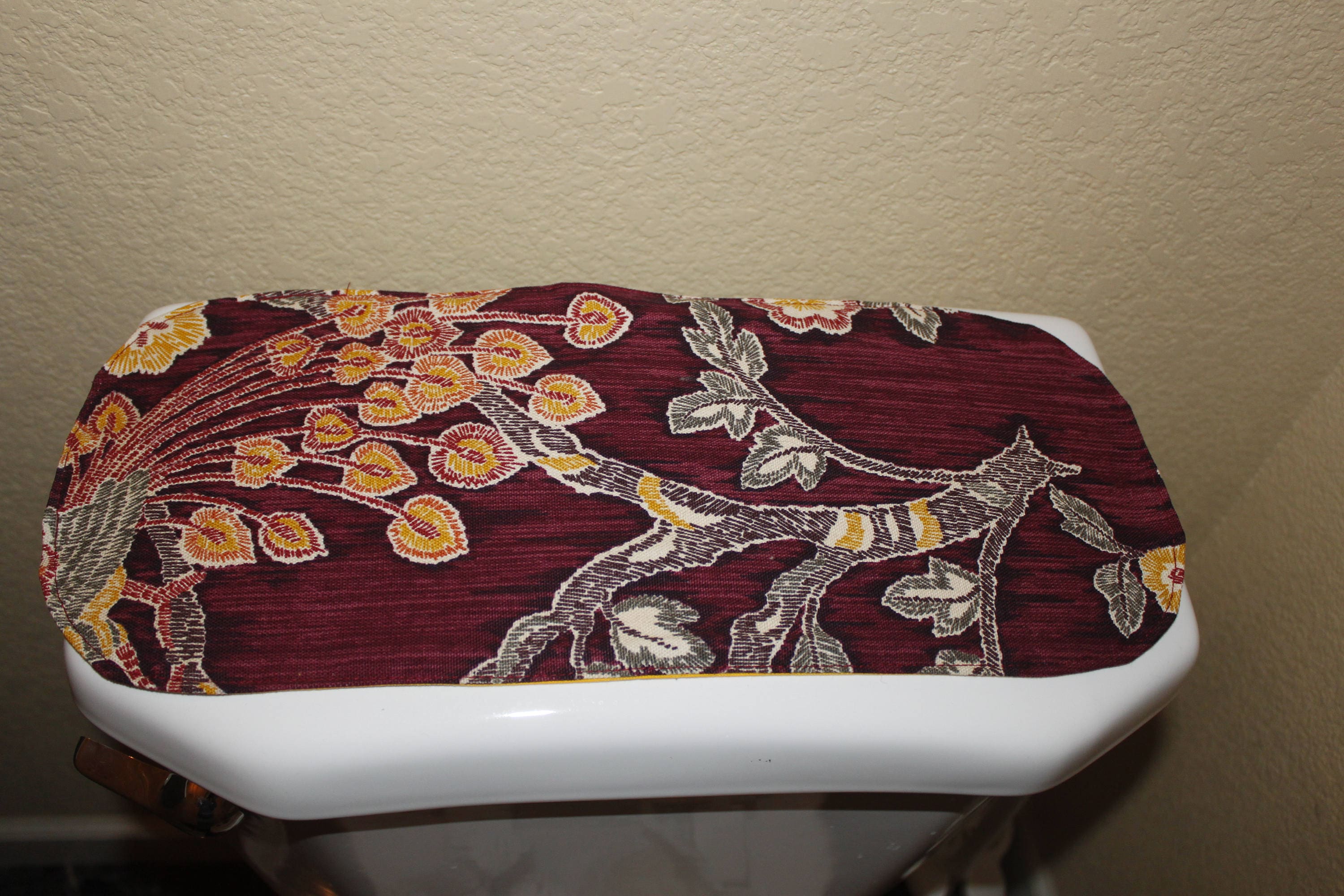 Toilet tank cover tank topper bathroom decor small runner | Etsy