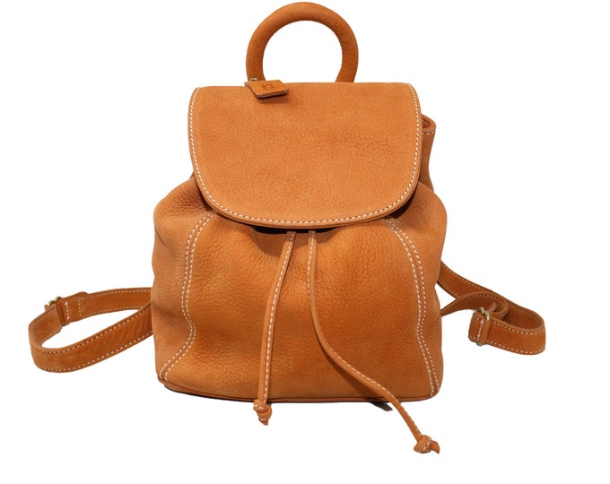 ORANGE Coach Sonoma Backpack Style 4938 in Nubuck Pebbled Leather With ...