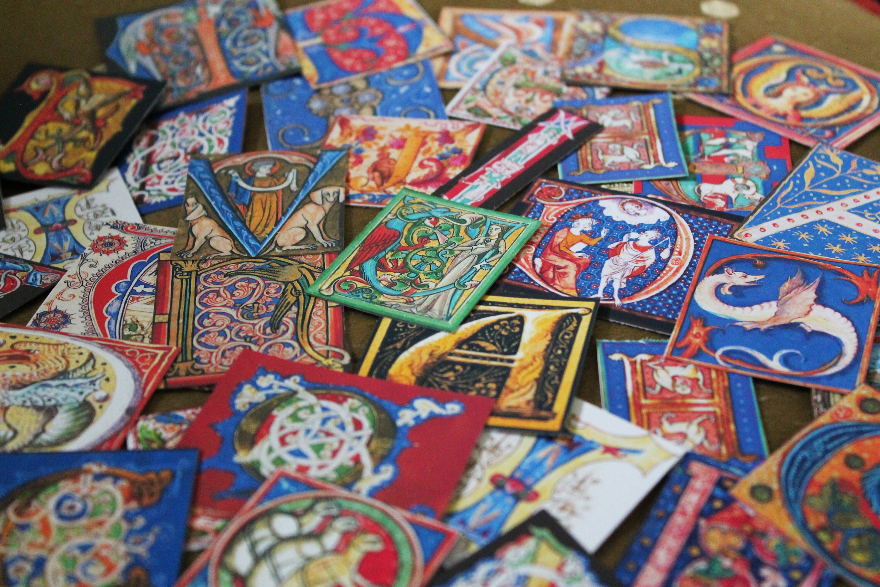 Medieval Illuminated Letter Sticker for Cards, Journaling & Art Drop ...