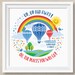 Oh, the Places You'll Go Printable Art for Kid's Room, Hot Air Balloons ...