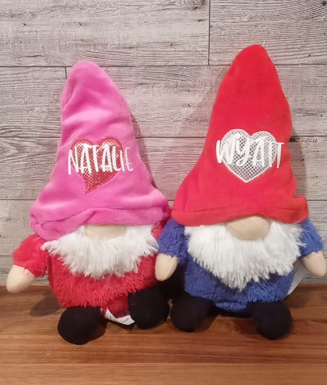 Personalized Gnomes for Valentines, Valentines Day Gnomes, Personalized ...