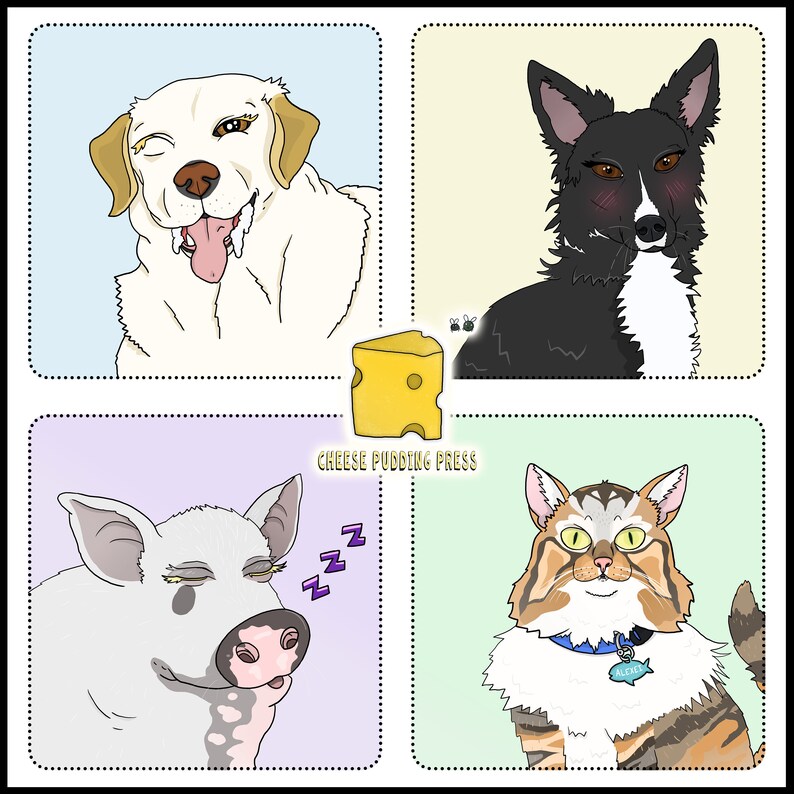 Happy Aminals: A Derpy Coloring Book for All Ages! - Etsy
