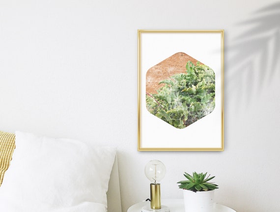 Abstract Nature Art Print Minimalist Art Plant Minimalist | Etsy