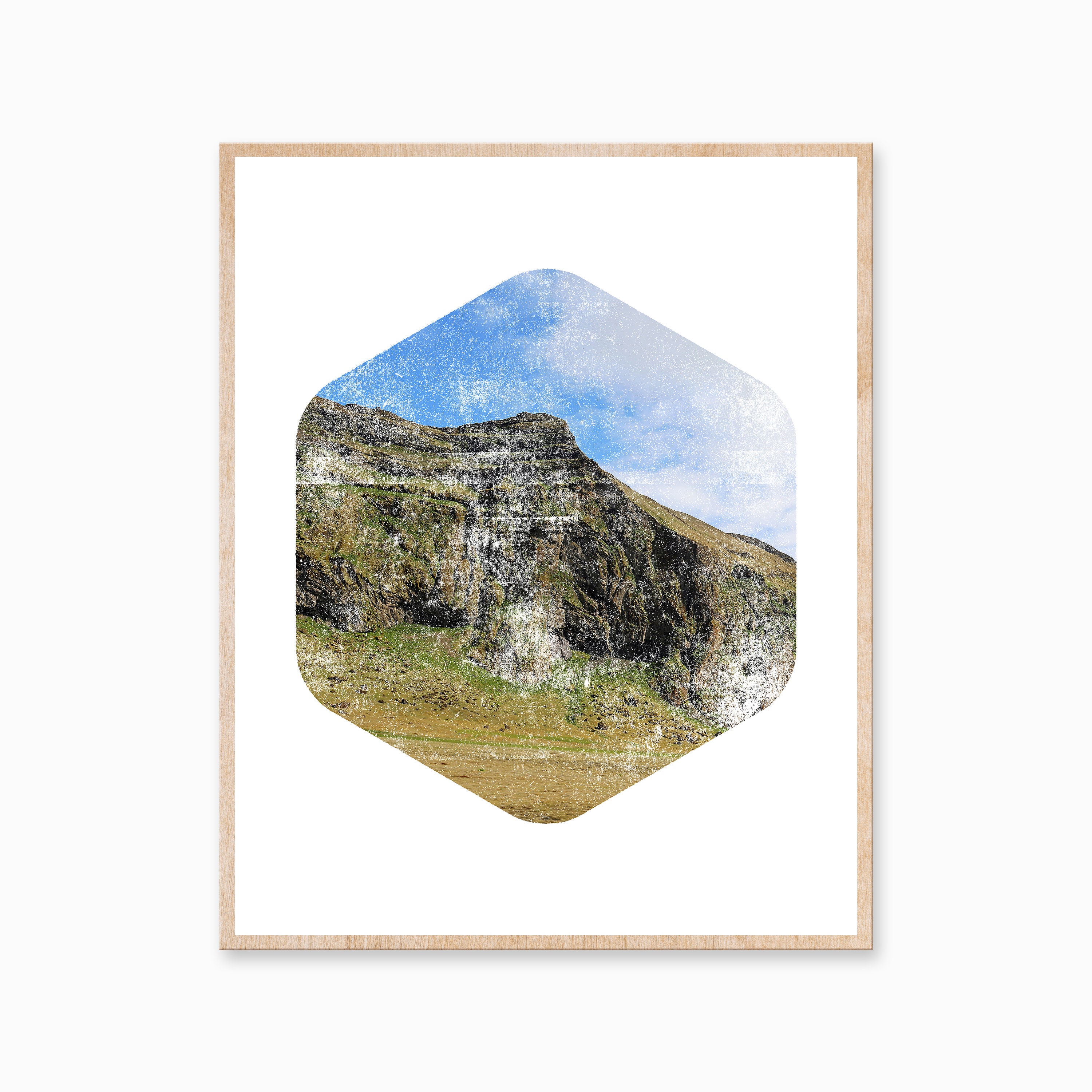 Mountain Print Set, Mountain Poster Art, Nature Wall Hanging, Mountain ...