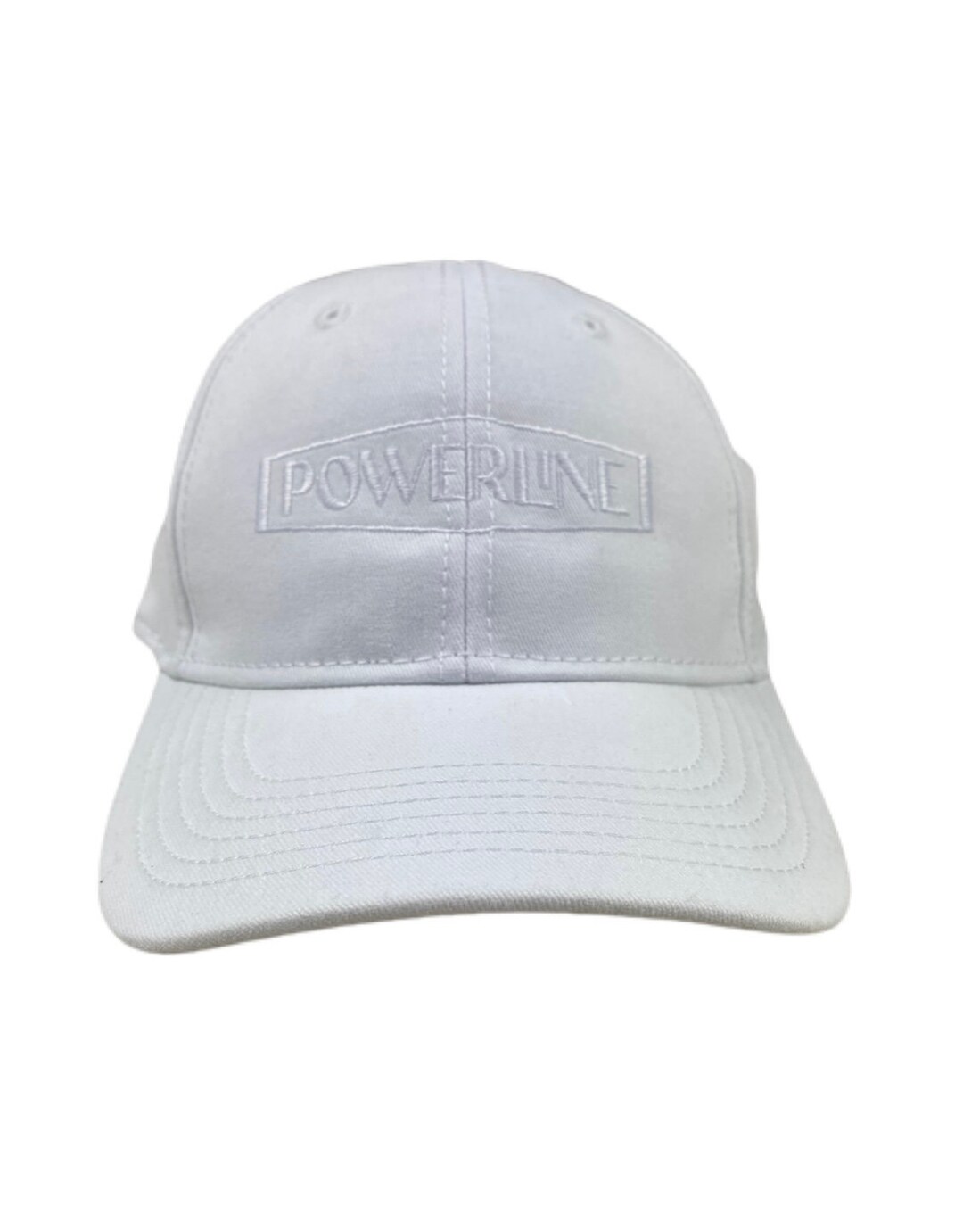 Powerline Baseball Cap White Adjustable Hat - Etsy