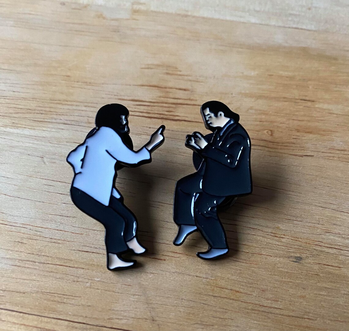 Pulp Fiction Enamel Pin, Pulp Fiction Pin, Enamel Pin, Film Pin, Lapel ...