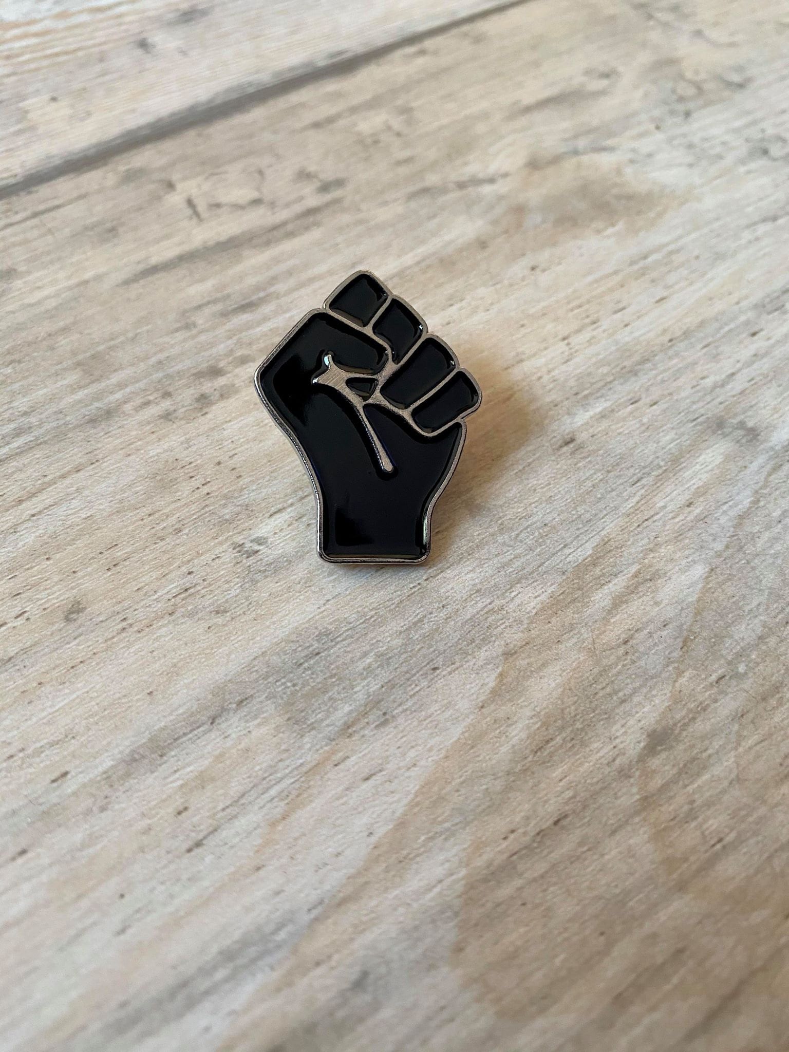 Black Power Fist Pin, Power Fist Pin, Black Lives Matter Pin, Raised ...