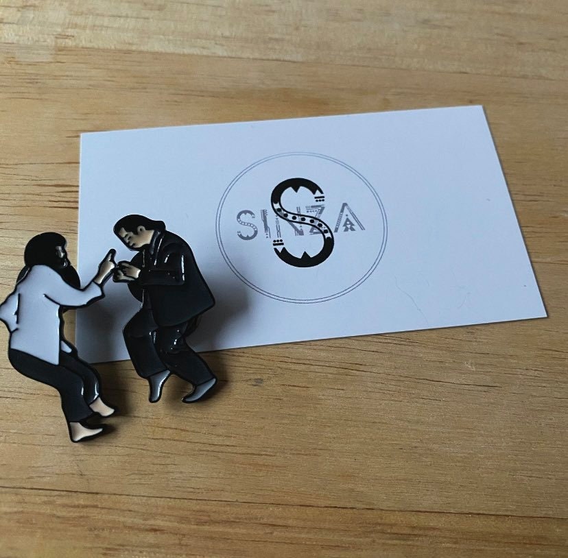 Pulp Fiction Enamel Pin, Pulp Fiction Pin, Enamel Pin, Film Pin, Lapel ...