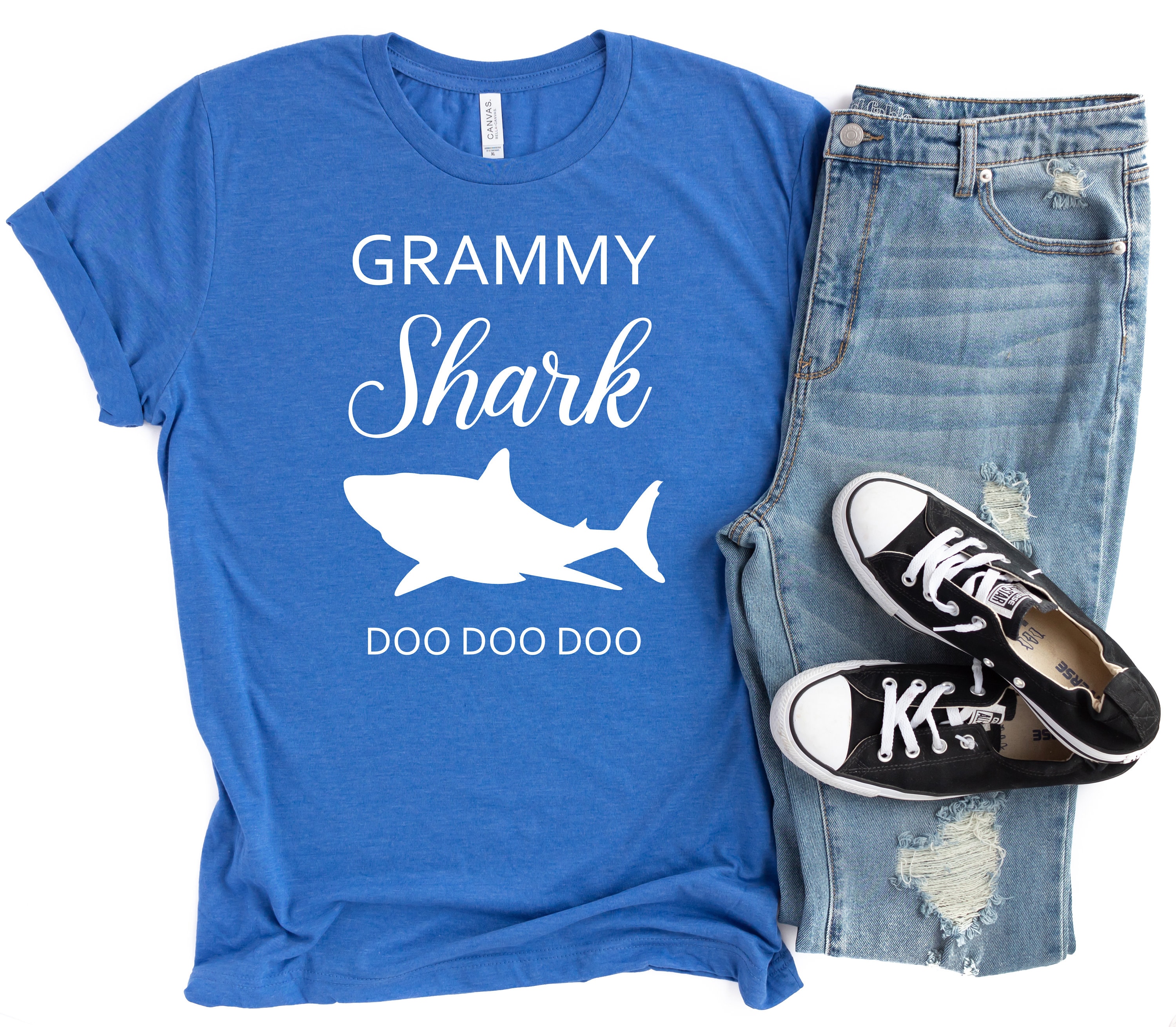 Grammy Shark Shirt Unisex, Grandma Shark, Grandma Shirt, Shark Family ...