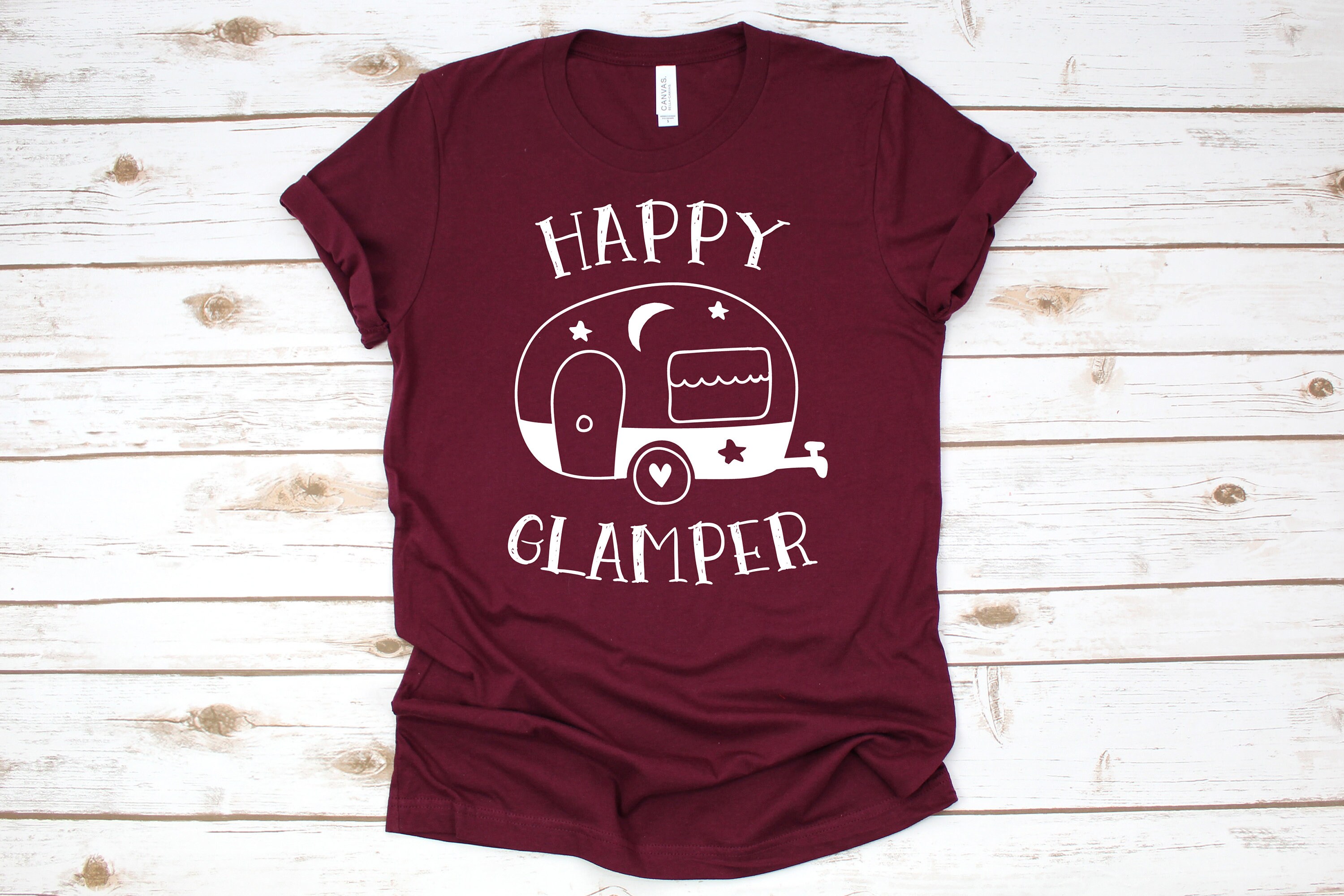 Happy Glamper Shirt Unisex Glamping Shirt Glamping | Etsy