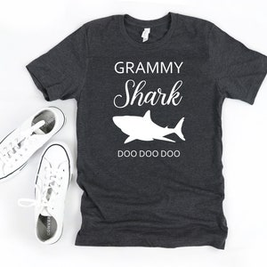Grammy Shark Shirt Unisex, Grandma Shark, Grandma Shirt, Shark Family ...