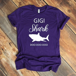 Gigi Shark Shirt Unisex, Gigi Shirt, Gigi T Shirt, Best Gigi, Gigi Gift ...