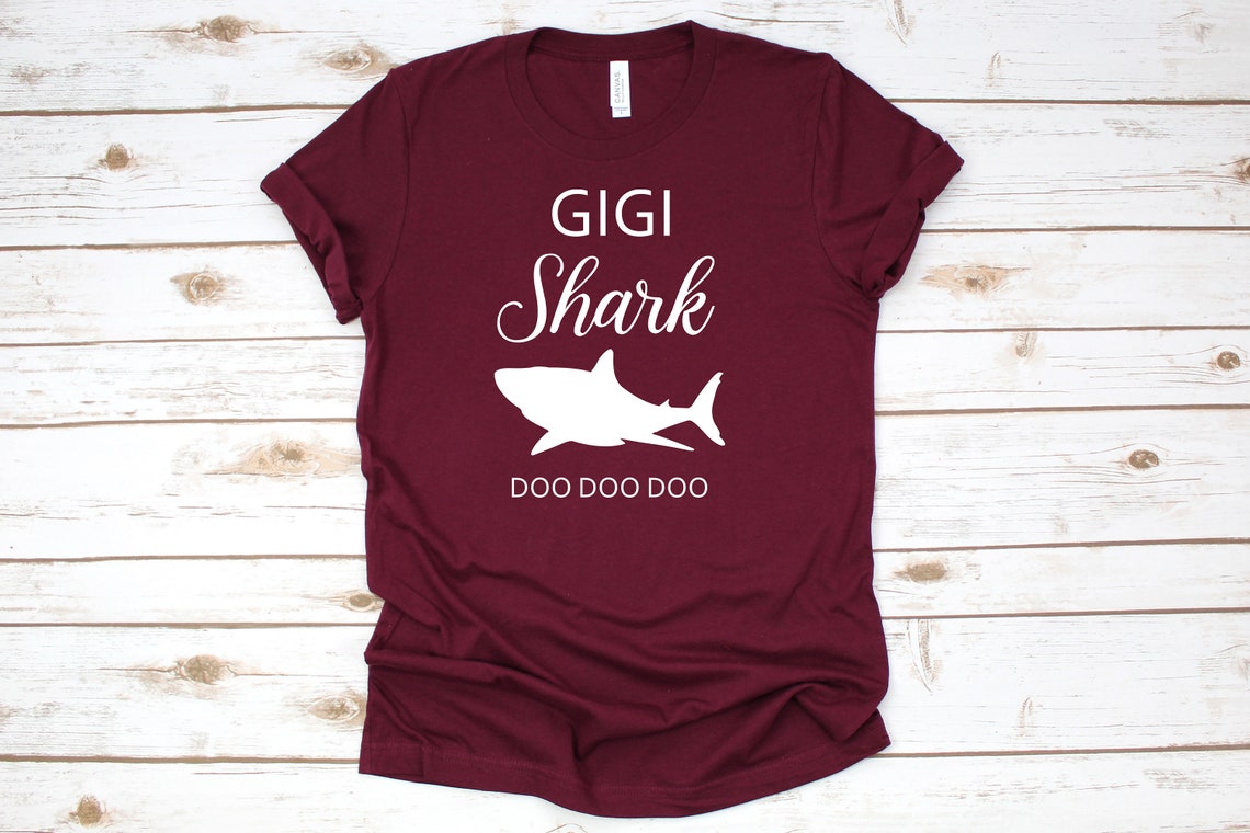 Gigi Shark Shirt Unisex, Gigi Shirt, Gigi T Shirt, Best Gigi, Gigi Gift ...